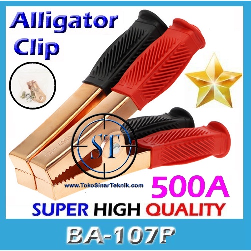 Jual Capitan Aki Full Copper Tembaga 500A Jepitan Aligator Clip Besar ...