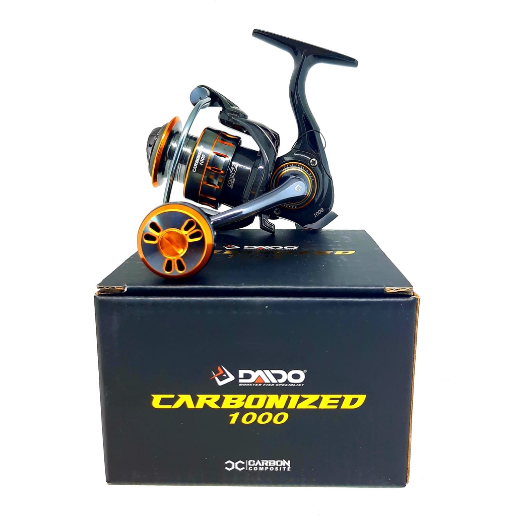 Jual Reel Pancing DAIDO CARBONIZED POWER HANDLE 8+1 BB Warna GOLD ...