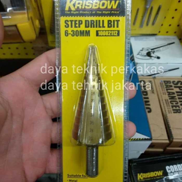 Jual 6-30mm - mata bor multi step pagoda krisbow - step drill bit cone ...