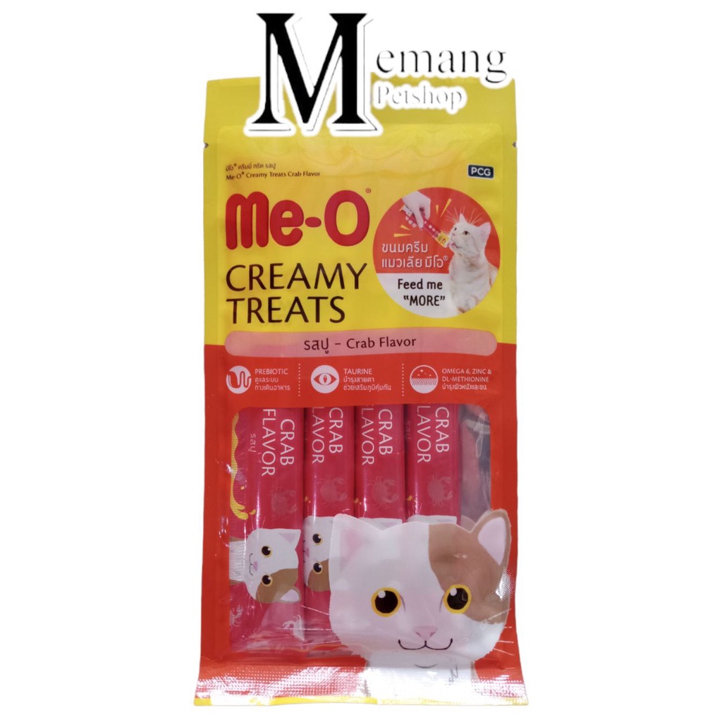 Jual Crab - Me-o Creamy Treats Liquid Snack Meo Kucing | Shopee Indonesia