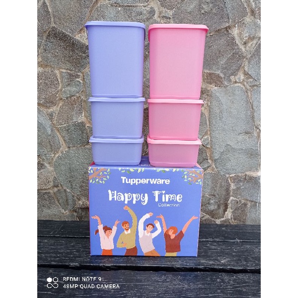 Jual happy time reg tupperware / toples set | Shopee Indonesia