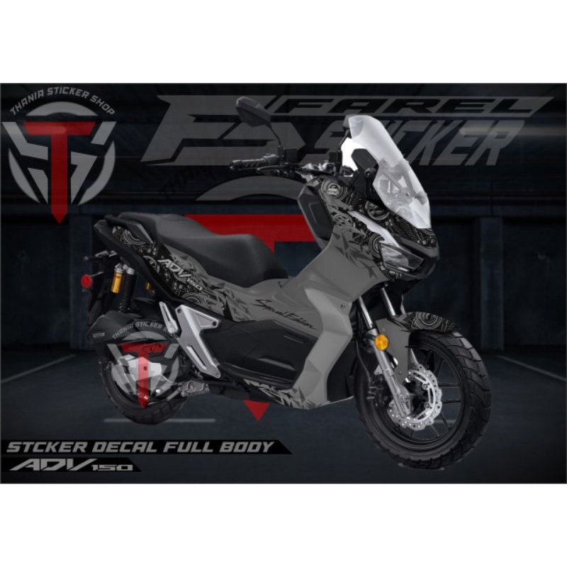Jual Decal Sticker Honda ADV 150 Fullbody Sticker Striping Variasi ...