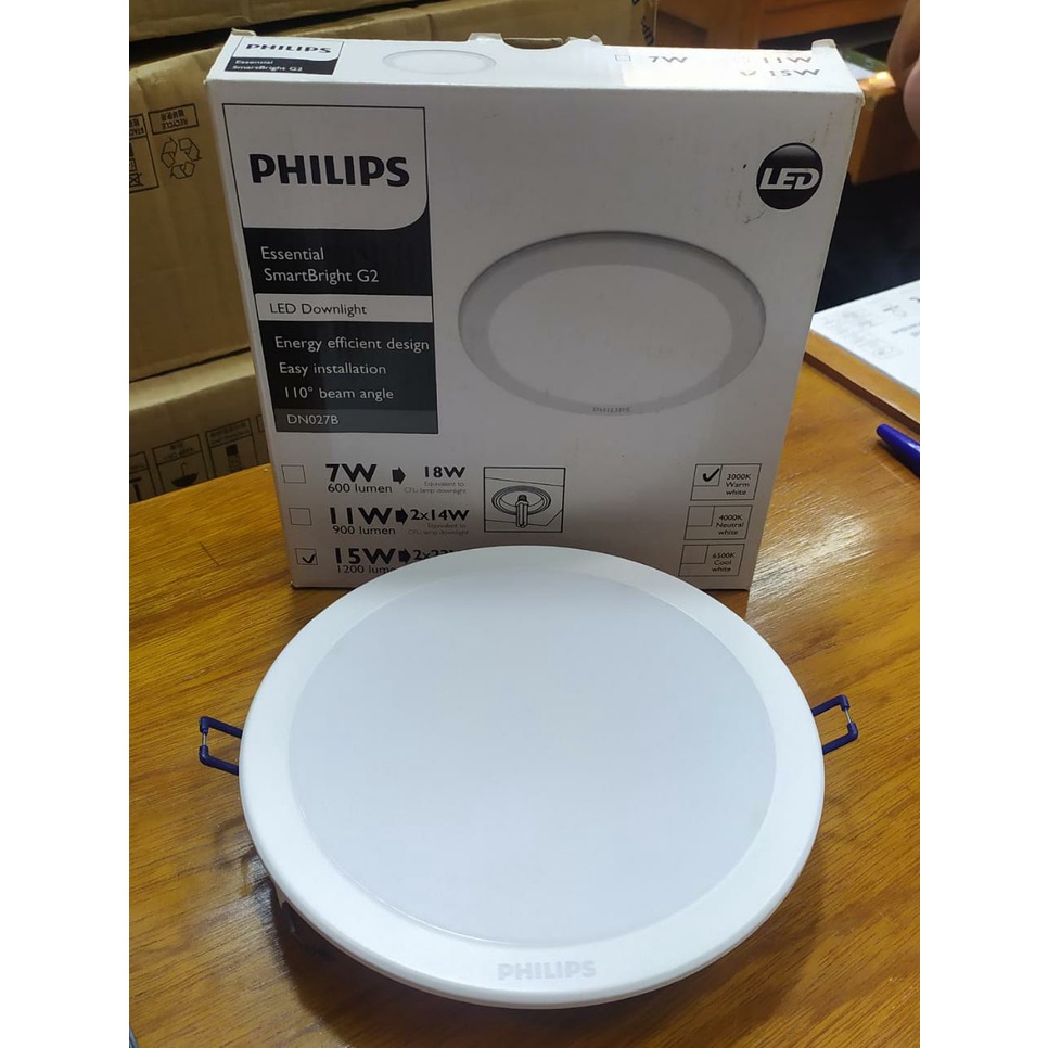 Jual Lampu philip led essential 15w DN027B / Lampu led downlight inbow 15w / lampu led philips ...