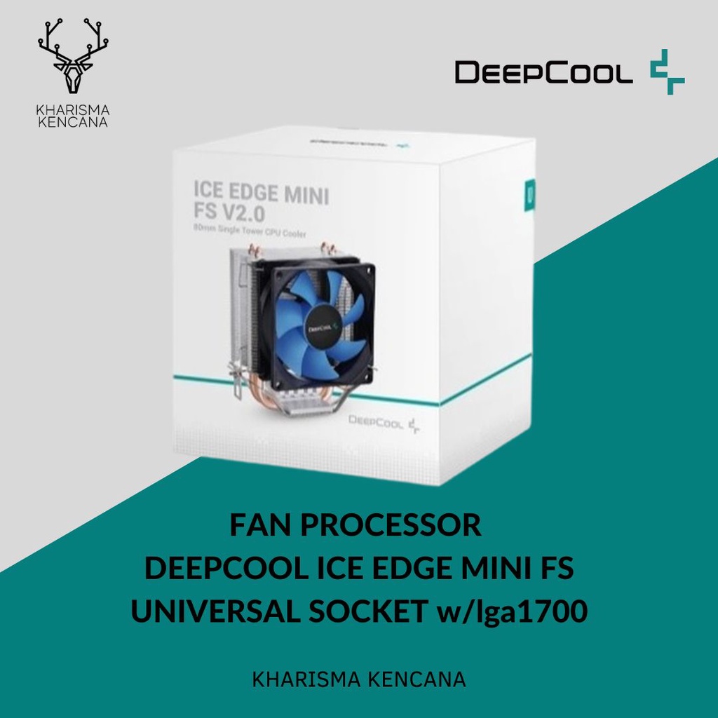 Jual FAN PROCESSOR DEEPCOOL ICE EDGE MINI FS UNIVERSAL SOCKET w/lga1700 ...