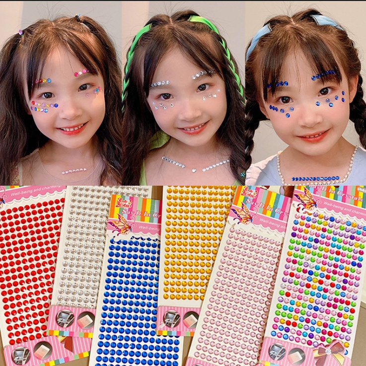 Jual [8Ave] Aksesoris Fashion Sticker Dekorasi Sticker Manik Bling ...