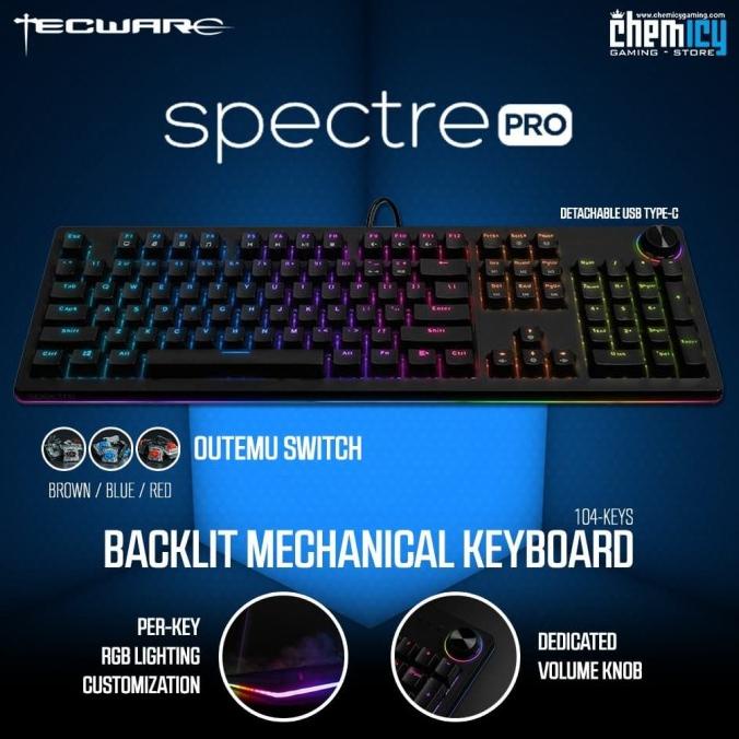 Jual Tecware Spectre Pro Fullsize Rgb Underglow Mechanical Gaming ...