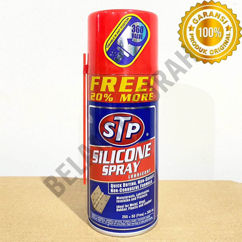Jual Silicone Spray Lubricant Pelumas Karet Jendela Kaca Anti Karat Mobil Power Window STP 300ml ...