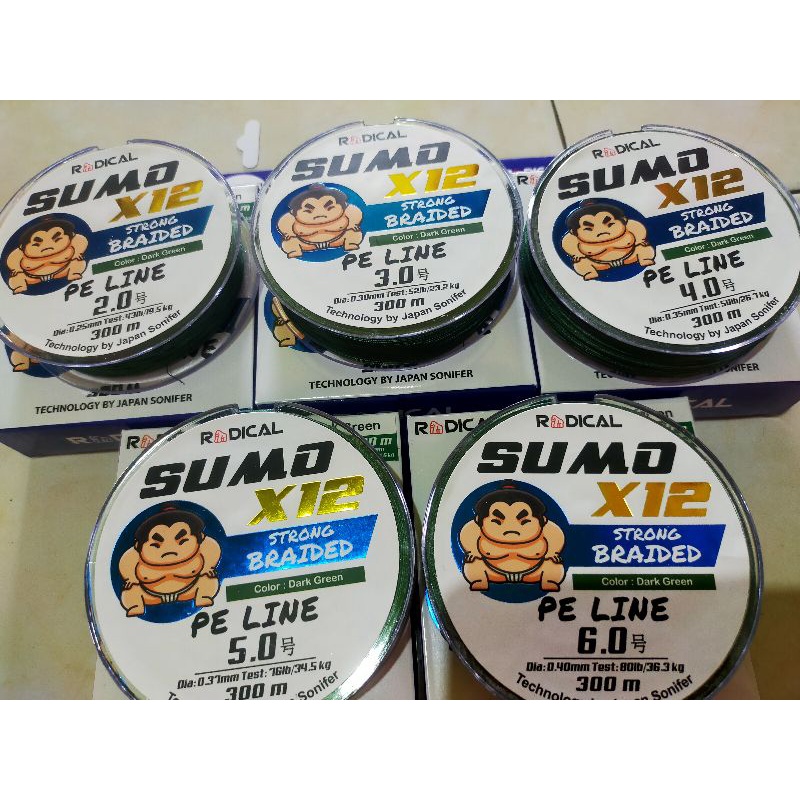 Jual radical sumo X12 300 meter | Shopee Indonesia