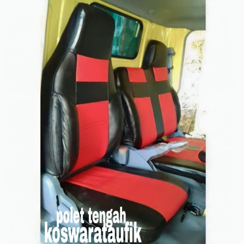 Jual promosi (COD) sarung jok truk canter ragasa elf giga traga elf ...