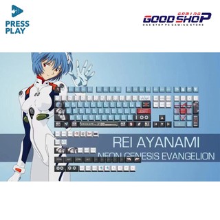 Jual PressPlay Rei Ayanami EVANGELION PBT Dye Sub Keycaps Mechanical ...