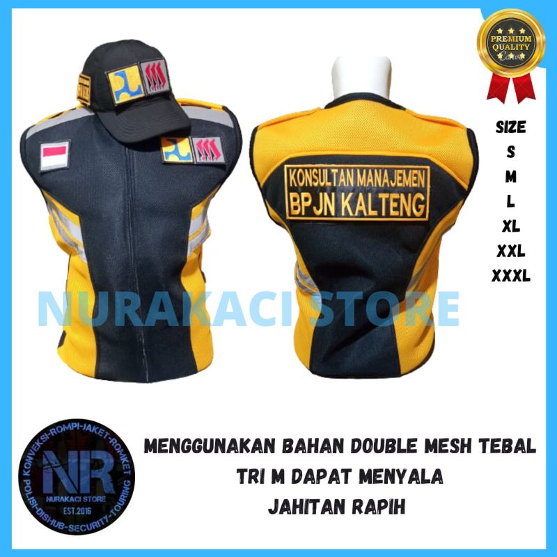 Jual Rompi PUPR Kementerian Binamarga | Rompi Kerja | Shopee Indonesia