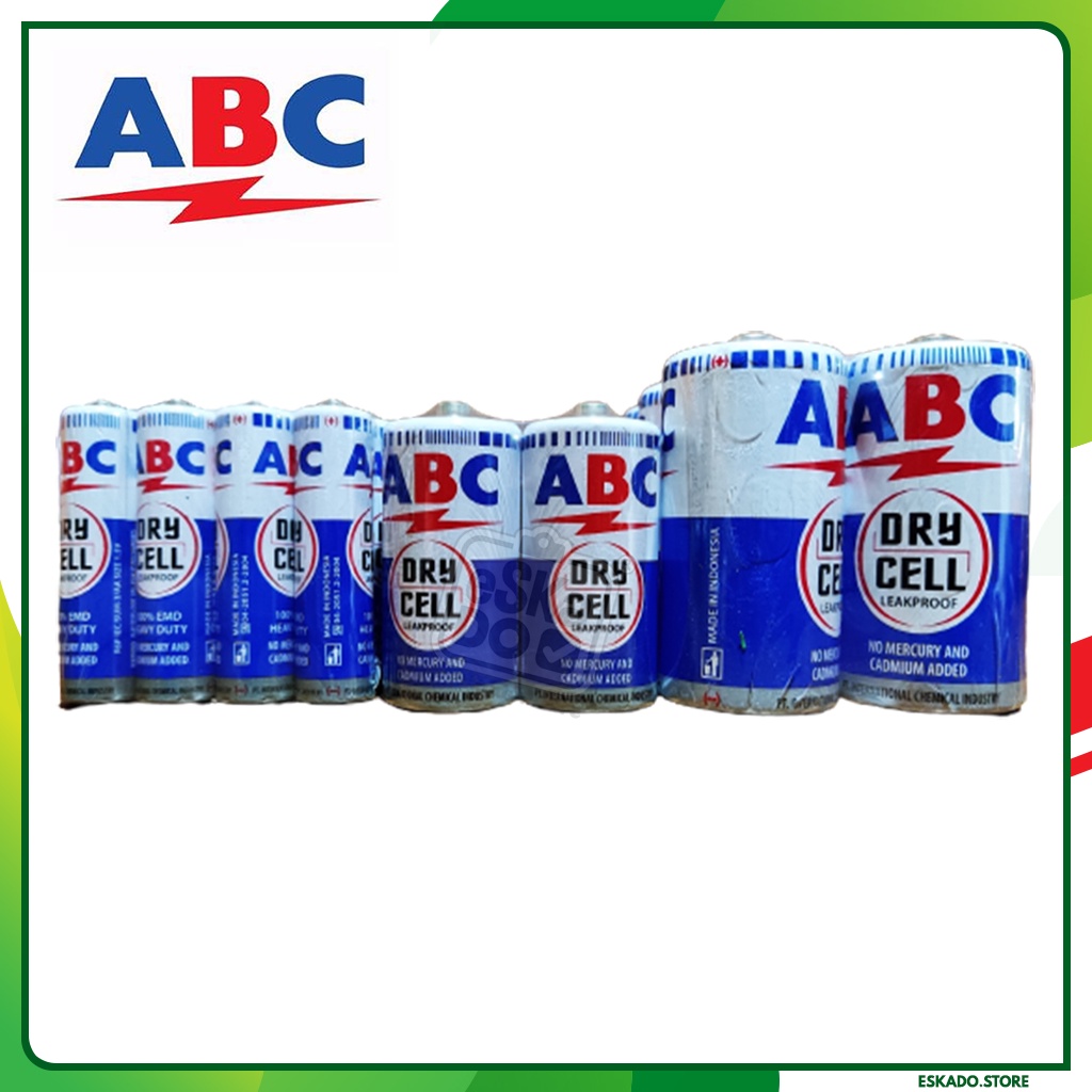 Jual Baterai ABC Besar R20 / Tanggung R14C / Sedang AA | Shopee Indonesia