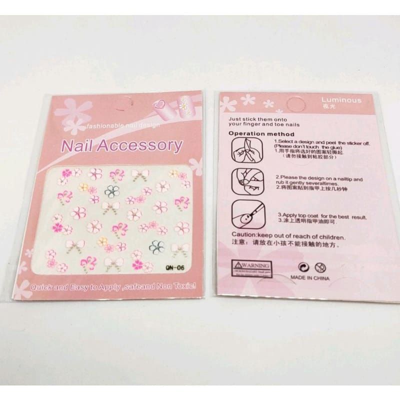 Jual Stiker Kuku Anak dan Dewasa / Nail Sticker / Stiker Kuku Motif ...