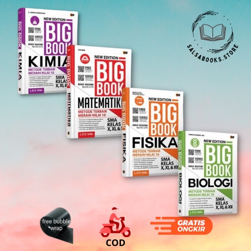 Jual NEW EDITION BIG BOOK BIOLOGI, FISIKA MATEMATIKA DAN KIMIA SMA KELAS X, XI, & XII : | Shopee ...