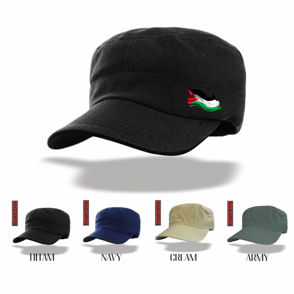 Jual TOPI TACTICAL KOMANDO Bendera Palestine Pria Wanita Sablon DTF ...