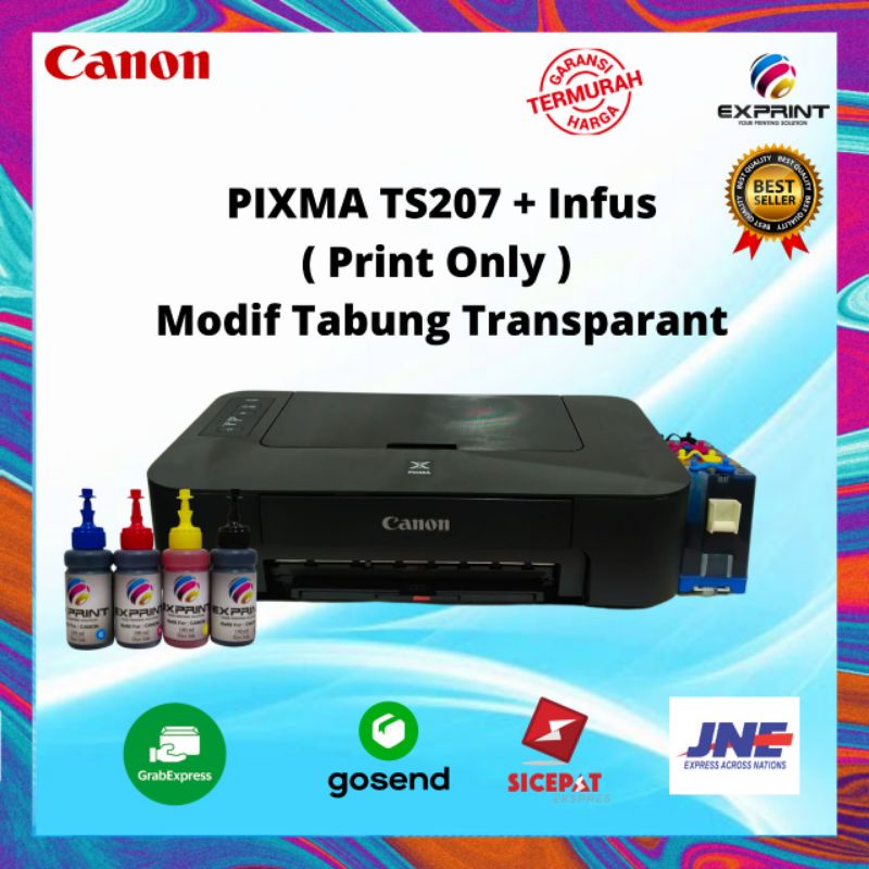 Jual Printer Canon Pixma TS307 wireless +infus | Shopee Indonesia