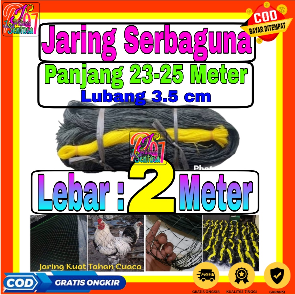 Jual Jaring Pagar Ayam 2 meter / Jaring Serbaguna /Jaring Kandang ...