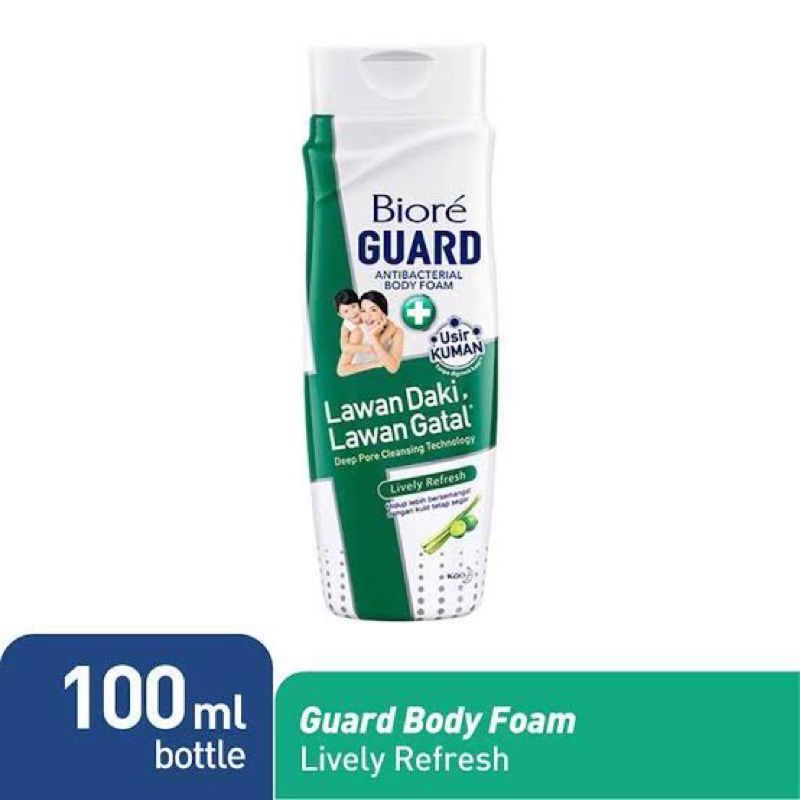 Jual BIORE GUARD LIVELY FRESH 100ML FREE PEMBALUT | Shopee Indonesia