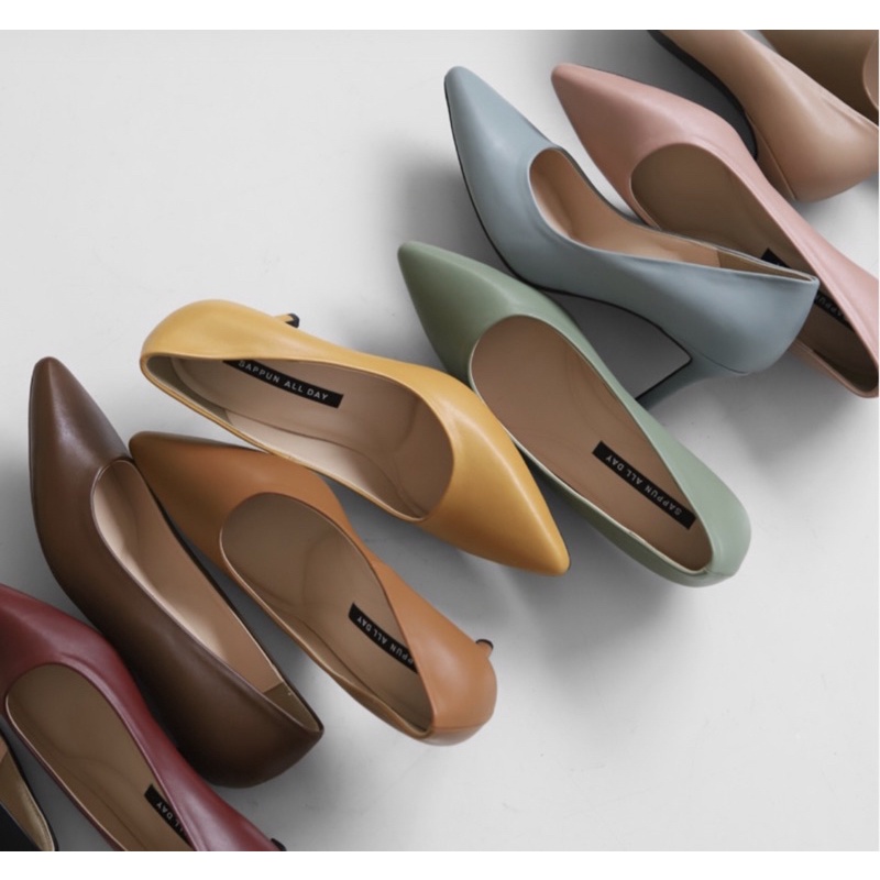 Jual Sappun Original Korea Stiletto Heels in Pastel Blue | Shopee Indonesia