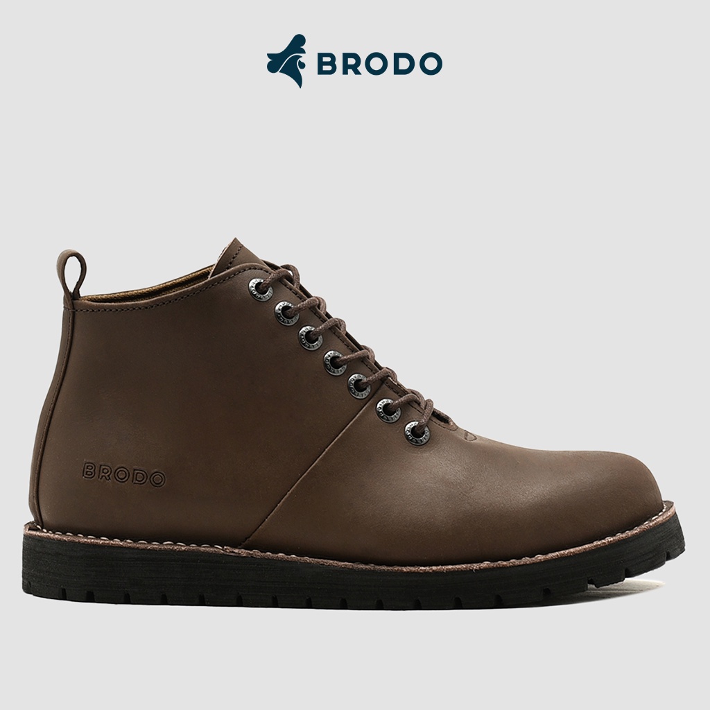 Jual Brodo - Boots E+ Dark Choco BS | Shopee Indonesia