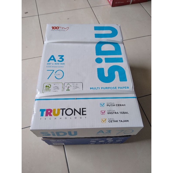 Jual HVS SIDU A3 70 GRAM | Shopee Indonesia