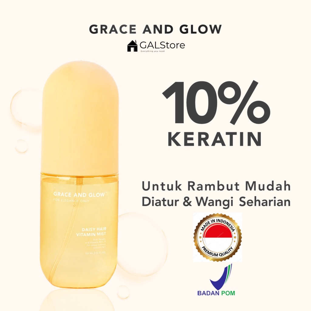 Jual Grace and Glow Hair Mist 100 ml - ALL VARIANT | Shopee Indonesia