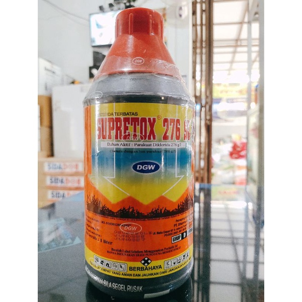 Jual SUPRETOX 276SL DGW HERBISIDA PARAKUAT 1LITER | Shopee Indonesia