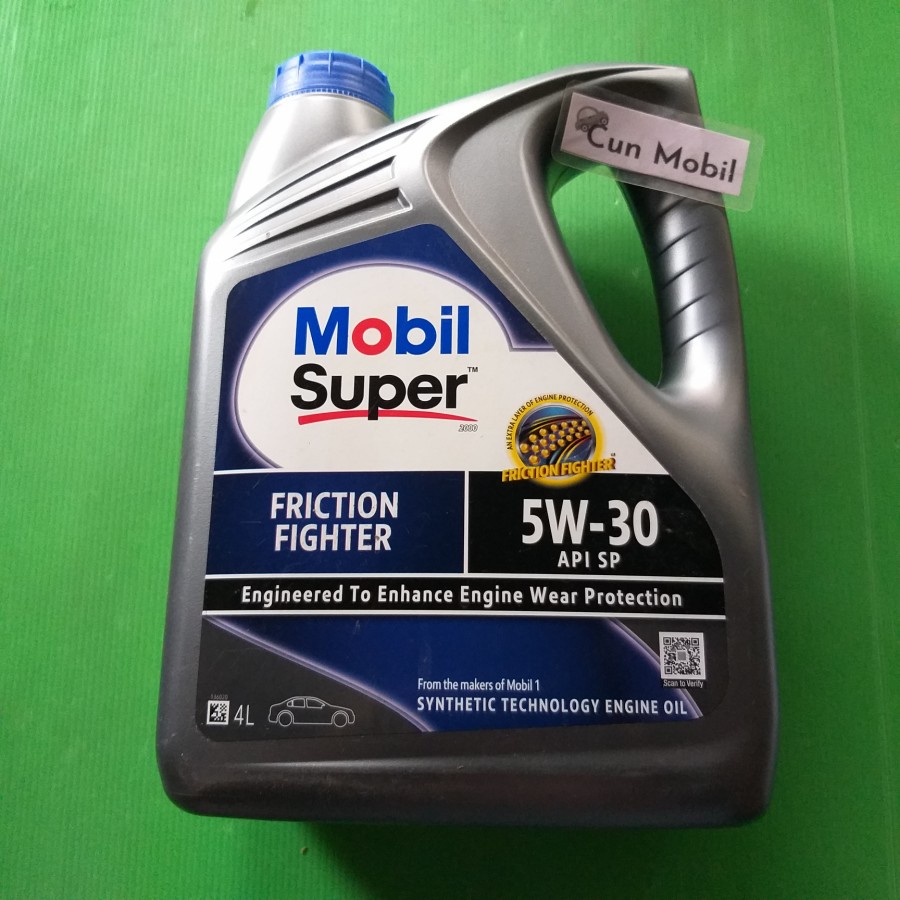 Jual Oli mesin Mobil Super 5W-30 Friction Fighter 4 Liter API SP ...