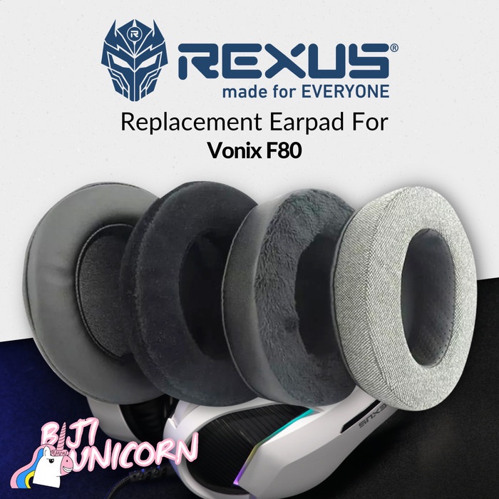 Jual Earpad Earcup Ear Cushion Rexus Vonix F80 F 80 F-80 Pad Busa Foam ...