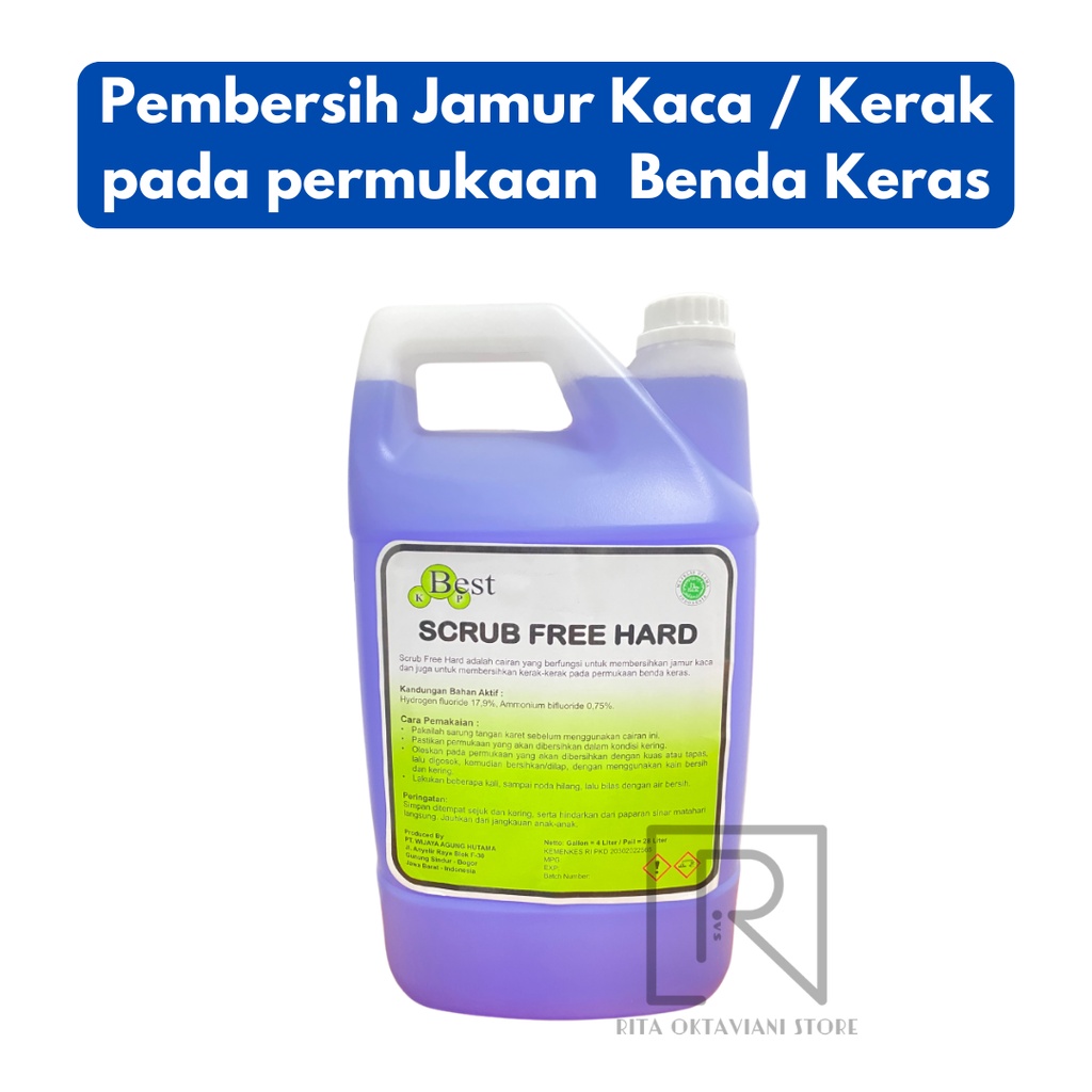 Jual SCRUB FREE HARD (Pembersih Jamur Kaca/Permukaan Benda Keras ...
