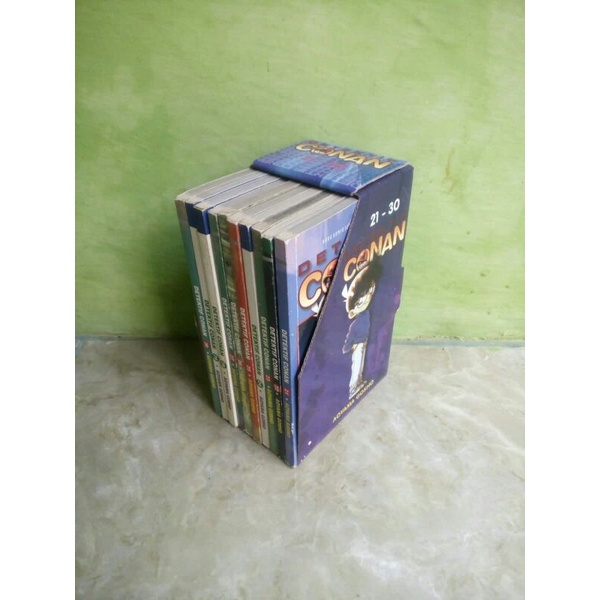 Jual Paket Komik Detektif Conan 21 - 30 Set Box | Shopee Indonesia