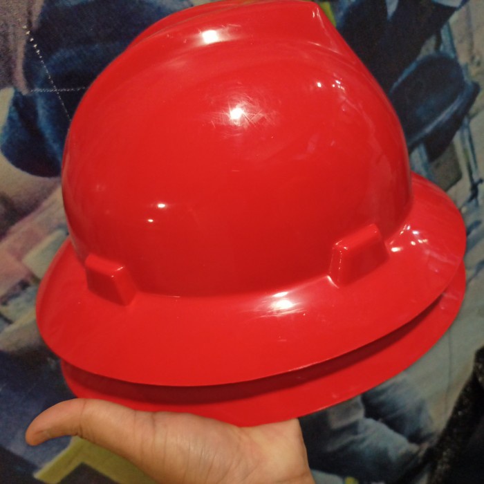 Jual Safety Helmet Helm Safety Proyek Msa Lokal Full Brim Kuning ...