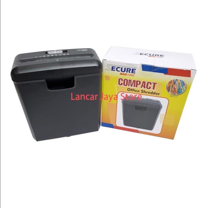 Jual Mesin Office Strip Cut Paper Shredder Secure Maxi 10Sc Penghancur ...