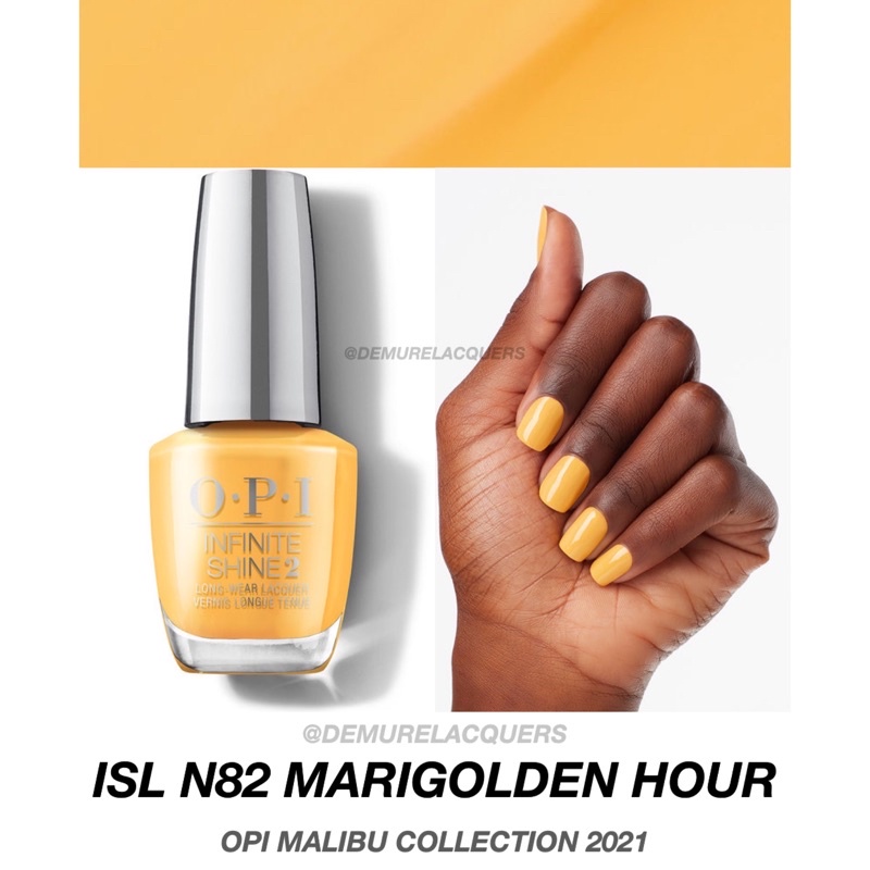 Jual OPI ISL N82 - Marigolden Hour (INFINITE SHINE - MALIBU) | Shopee ...