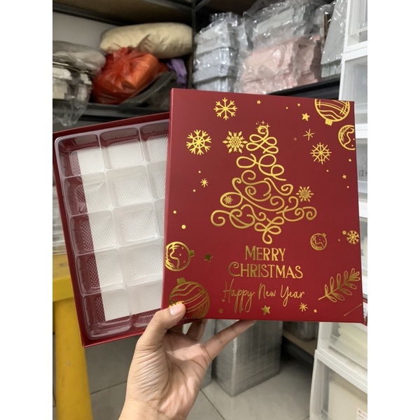 Jual Tipe 1 Christmas Edition Packaging Box / Tempat Penyimpanan Kue ...