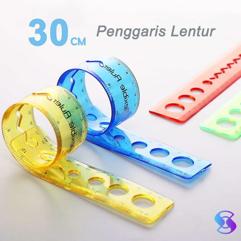 Jual Flexible Ruler Penggaris Lentur 30cm ruler-Suning Mall | Shopee ...
