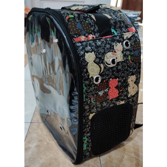 Jual TAS KUCING PET CARGO ASTRONOT JUMBO Model Transparan Tas Hewan Tas ...