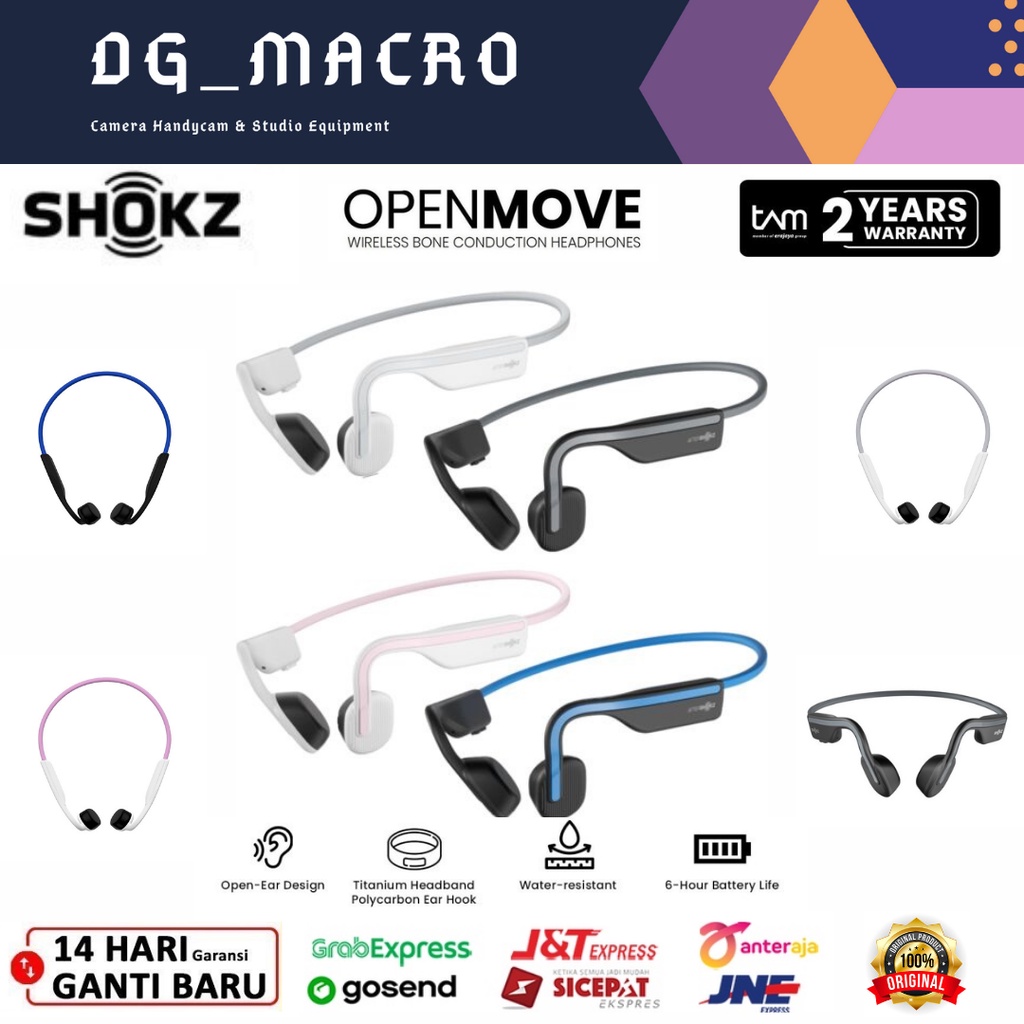 Jual Shokz OpenMove Wireless Bone Conduction Headphones | Shopee Indonesia