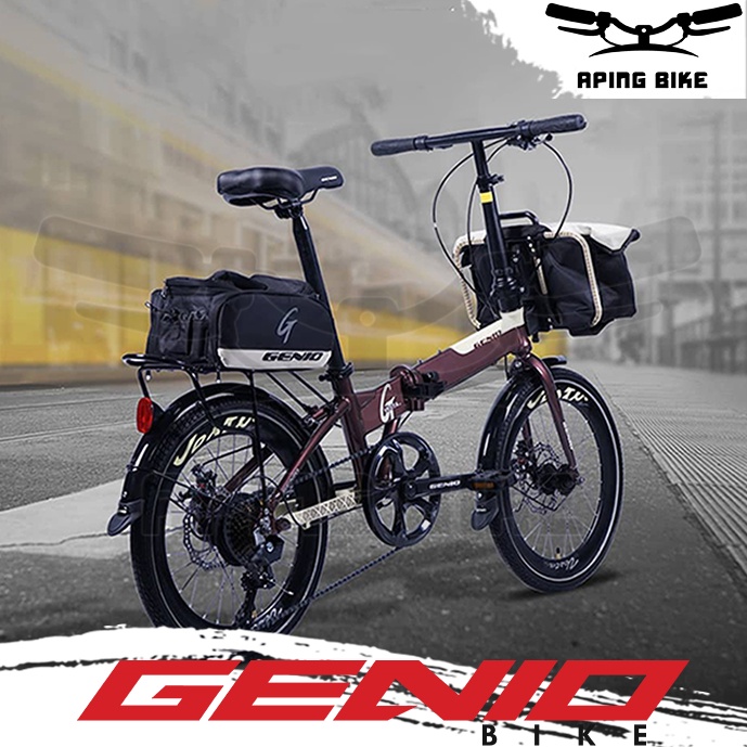 Jual Sepeda Genio Vesta 1.0 20 Sepeda Lipat Dewasa Folding Bike 20 Inch | Shopee Indonesia