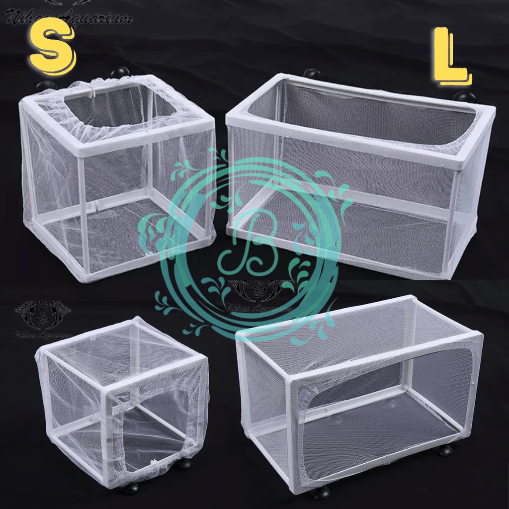 Jual Fish Net Breeding Ikan Aquarium Box Jaring Breeder Pemisah Kotak ...