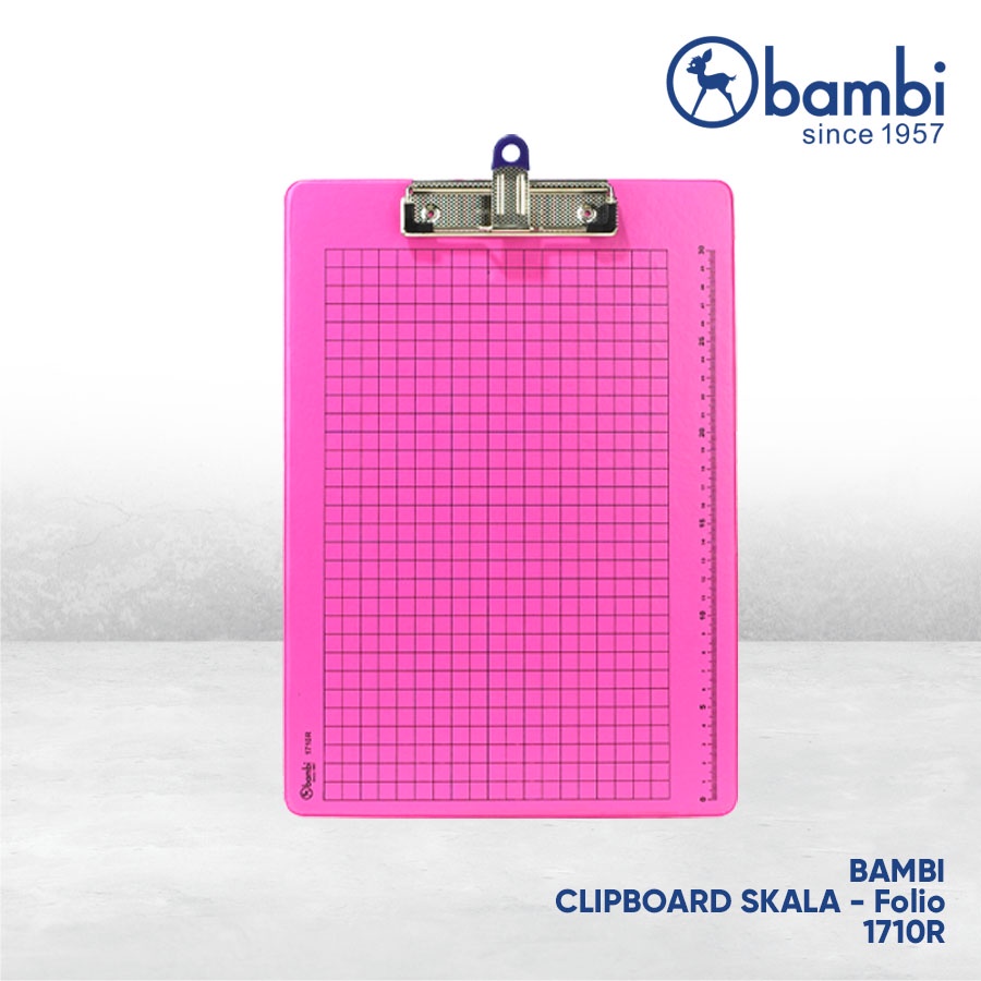 Jual Bambi Papan Jalan / Papan Ujian Scale Series PVC Clipboard kode ...