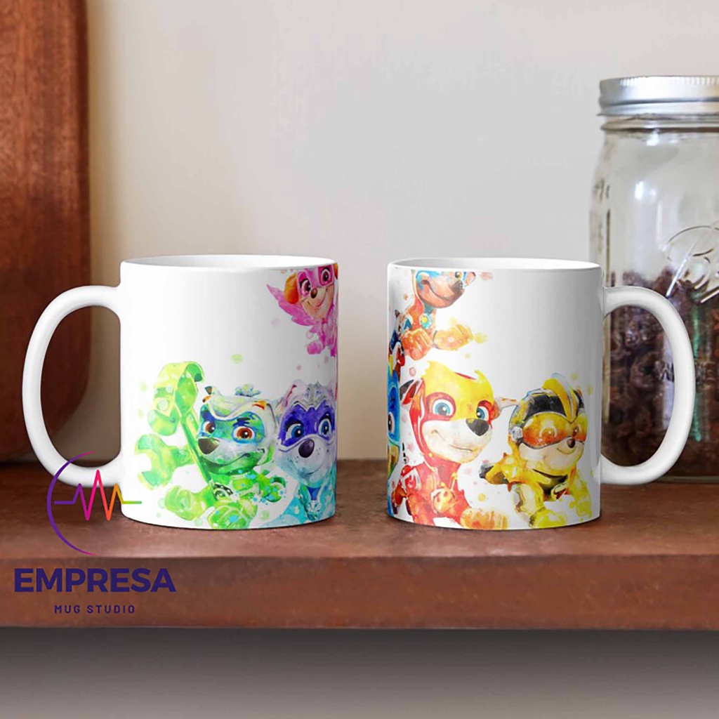 Jual Paw Patrol Mighty Pups Ceramics Water Coffee Tea Mug | Shopee ...