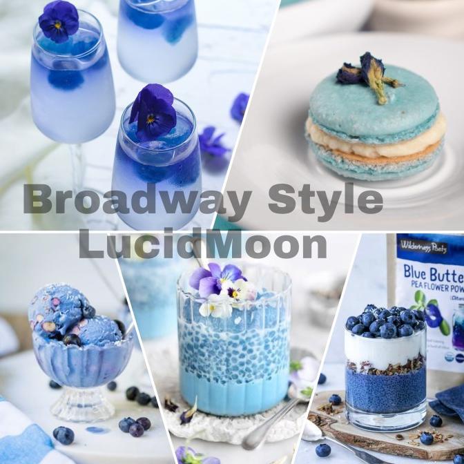 Jual Bubuk Bunga Butterfly Pea Perisa Pewarna Macaron Cake Minuman ...