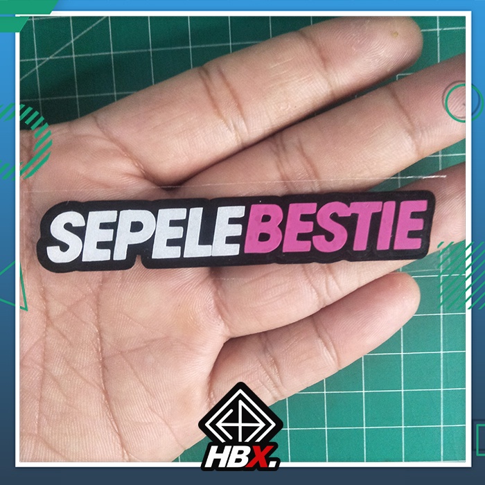 Jual Stiker Sepele Bestie Cutting Sticker 8x1,5cm | Shopee Indonesia