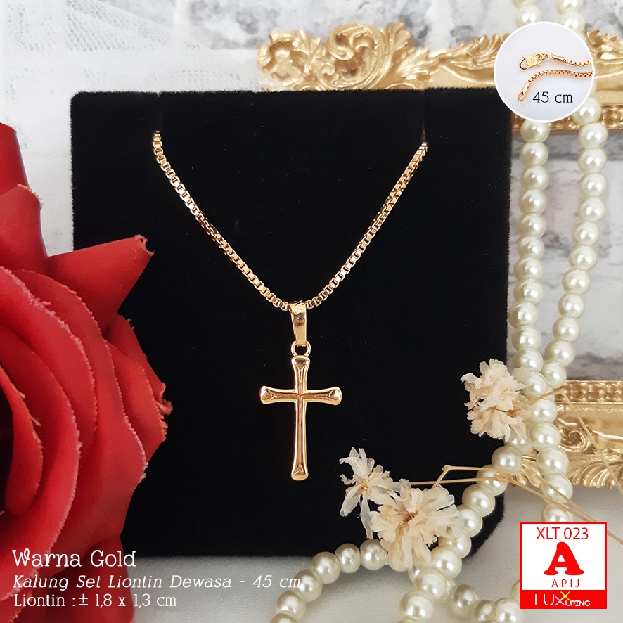 Jual XLT 023 Kalung Set Liontin Salib Polos Tanpa Mata Kalung Salib ... Jual XLT 023 Kalung Set Liontin Salib Polos Tanpa Mata Kalung Salib ...