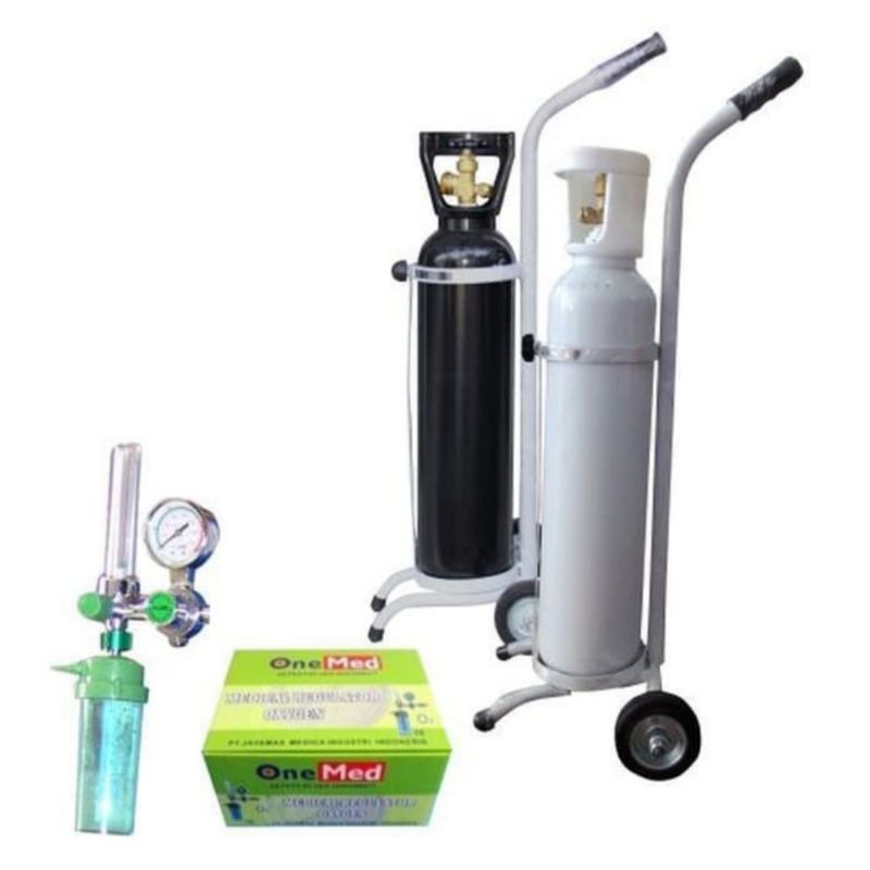 Jual Oxygen 1m3 Lengkap Dengan Regulator Trolly Tabung Oksigen Siap Pakai | Shopee Indonesia