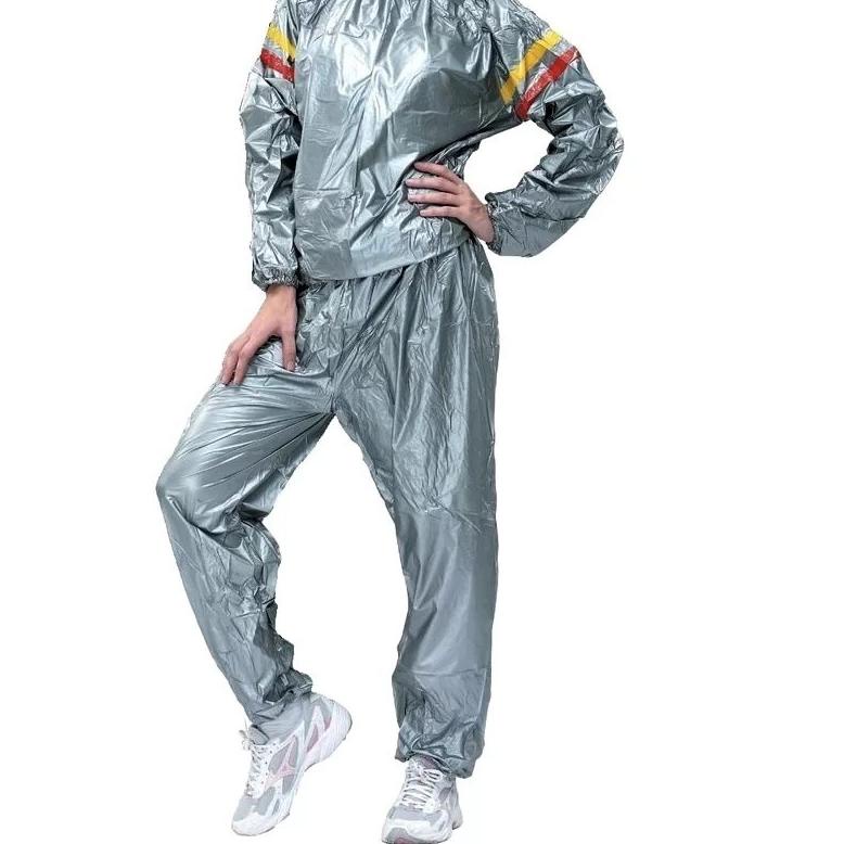 Jual Lagi murah--Size XXL Baju Sauna Pembakar Lemak - Silver (Sauna ...