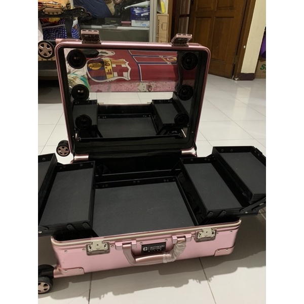 Jual koper makeup rose gold - Beautycase armando carusso | Shopee Indonesia