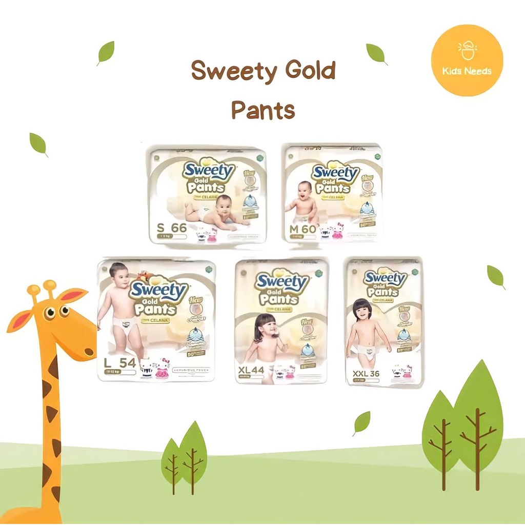 Jual SWEETY Gold Pants ( S , M , L , XL , XXL ) | Shopee Indonesia