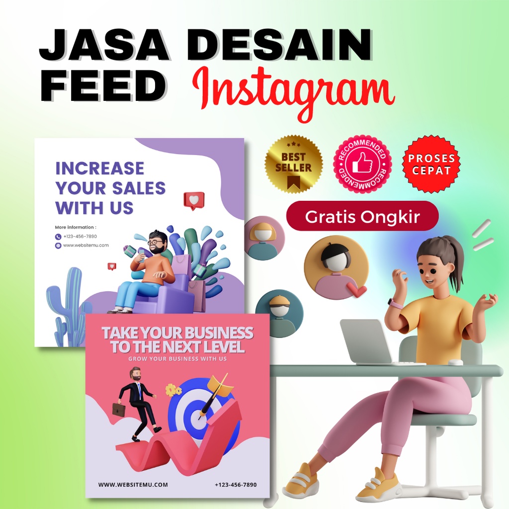 Jual Jasa Desain Feed Instagram Murah Shopee Indonesia